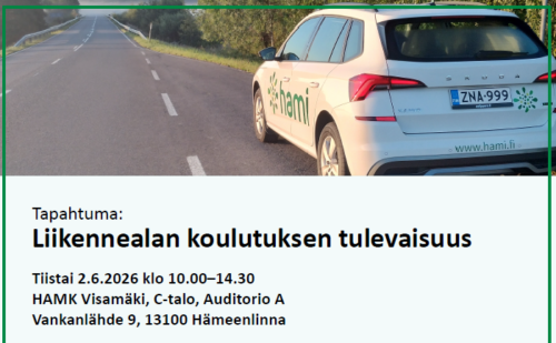 Liikennealan osaaminen -seminaarissa huippupuhujat 2.6.2026 - HAMI